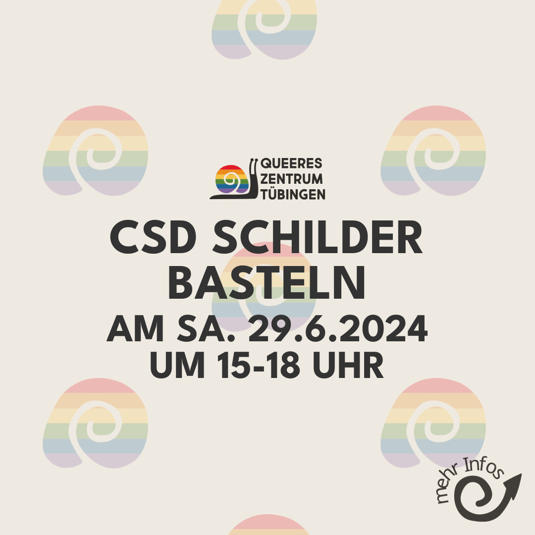 Queeres Zentrum Tübingen – Queeres Leben braucht ein Dach über dem Kopf!