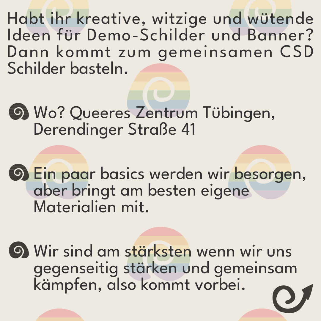 Queeres Zentrum Tübingen – Queeres Leben braucht ein Dach über dem Kopf!
